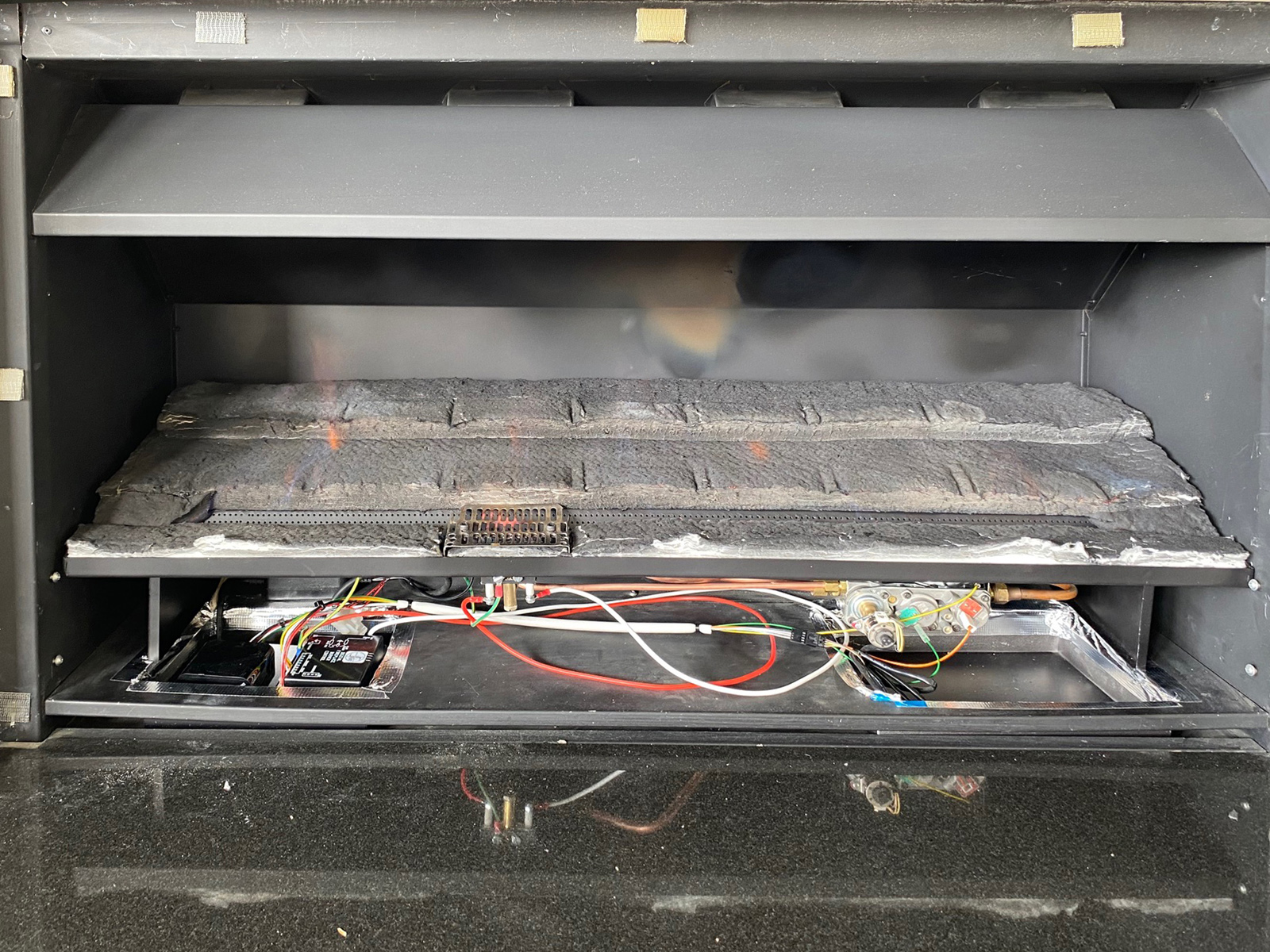 Step-by-step install instructions for Living Flame burners